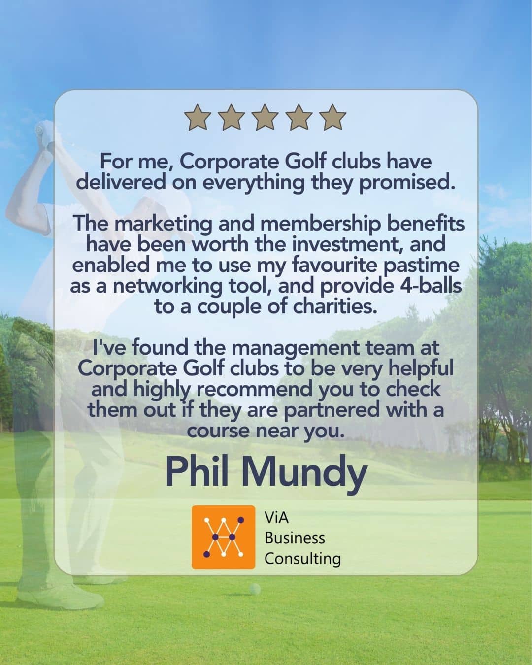 Corporate Golf Clubs